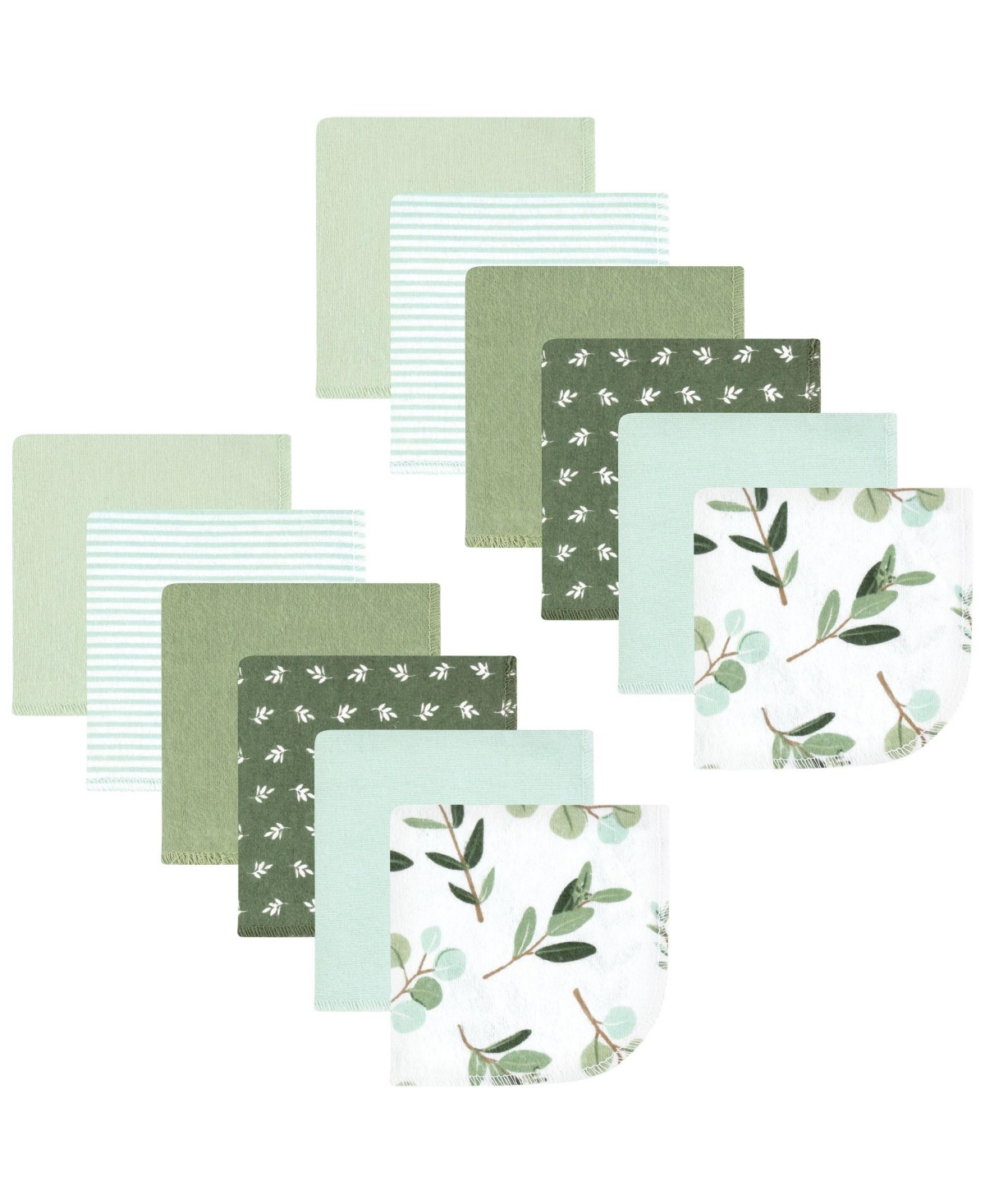 Click here for Hudson Baby Infant Girl Flannel Washcloths  Eucaly... prices
