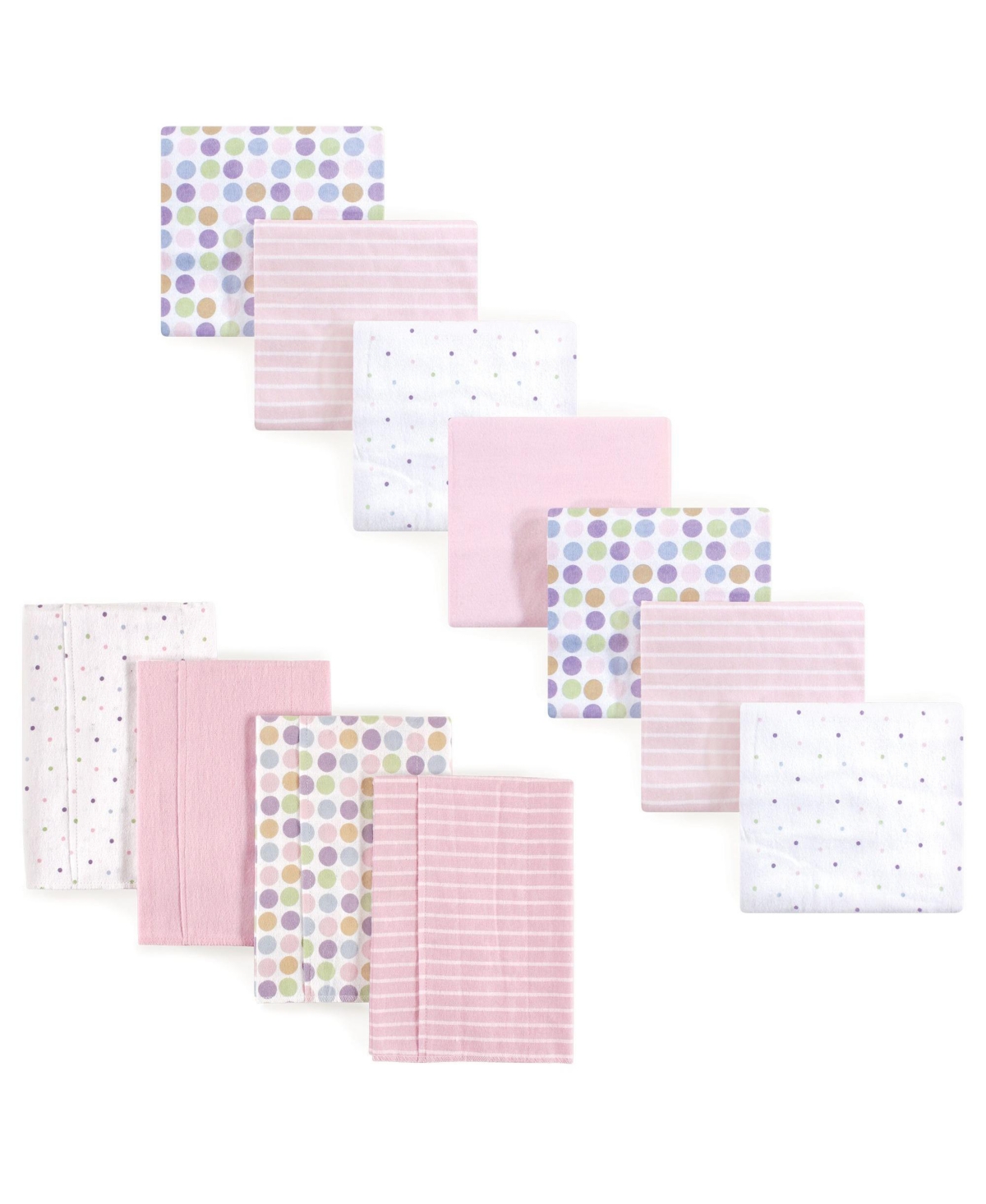 Click here for Luvable Friends Girls Cotton Flannel Burp Cloths a... prices