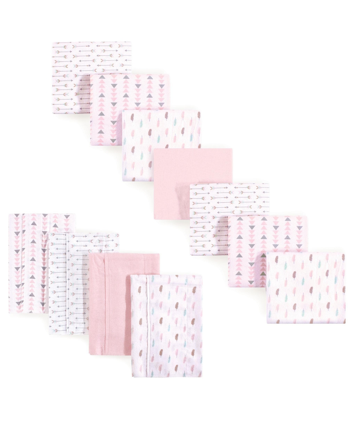 Click here for Luvable Friends Girls Cotton Flannel Burp Cloths a... prices