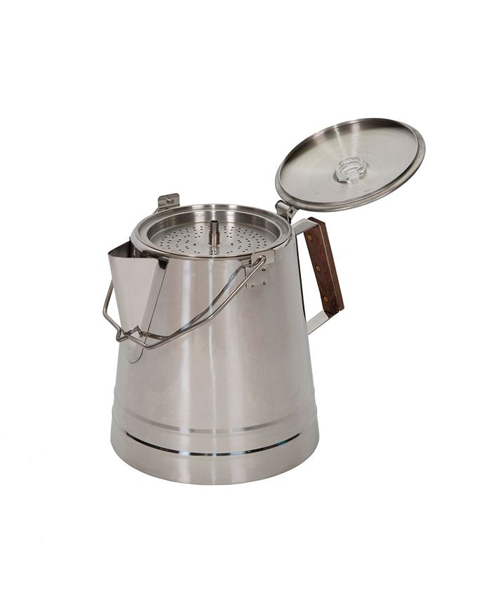 Stansport Stainless Steel Percolator Coffee Pot 28 Cups - Macy's