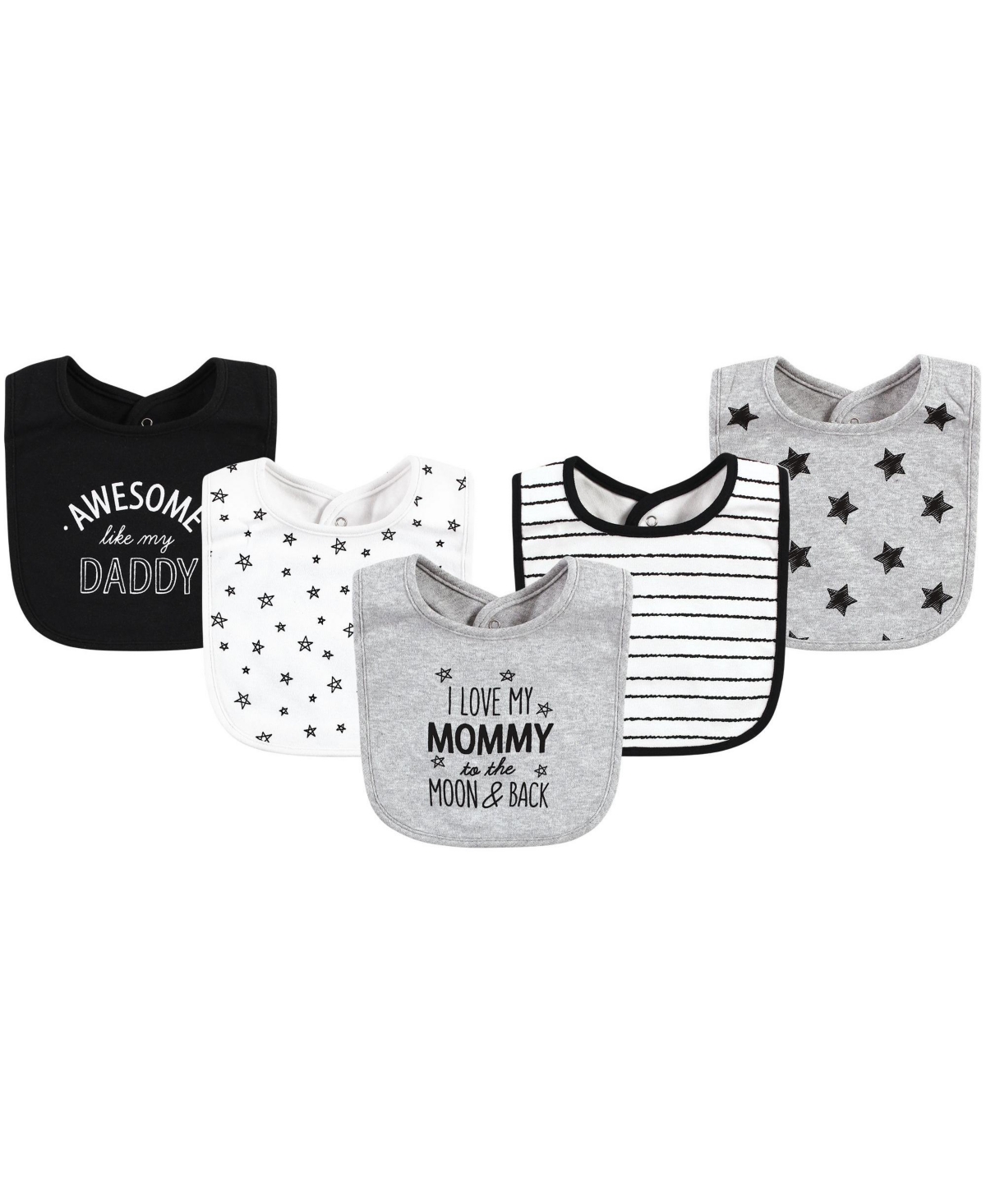 Click here for Hudson Baby Boys 5Pk of Soft Interlock Baby Bibs -... prices