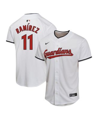 Nike Big Boys and Girls Jose Ramirez White Cleveland Guardians Home ...