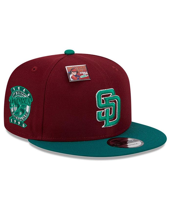 New Era Men's Cardinal/Green San Diego Padres Strawberry Big League ...