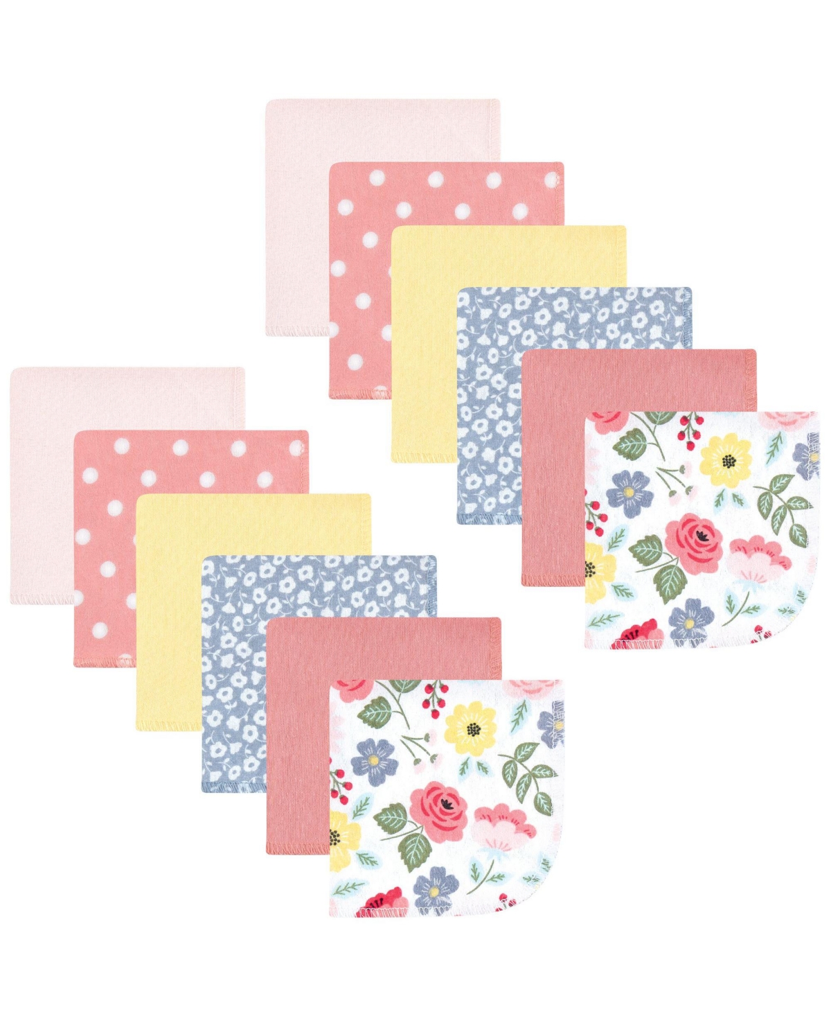 Click here for Hudson Baby Girls Flannel Cotton Washcloths - Mode... prices