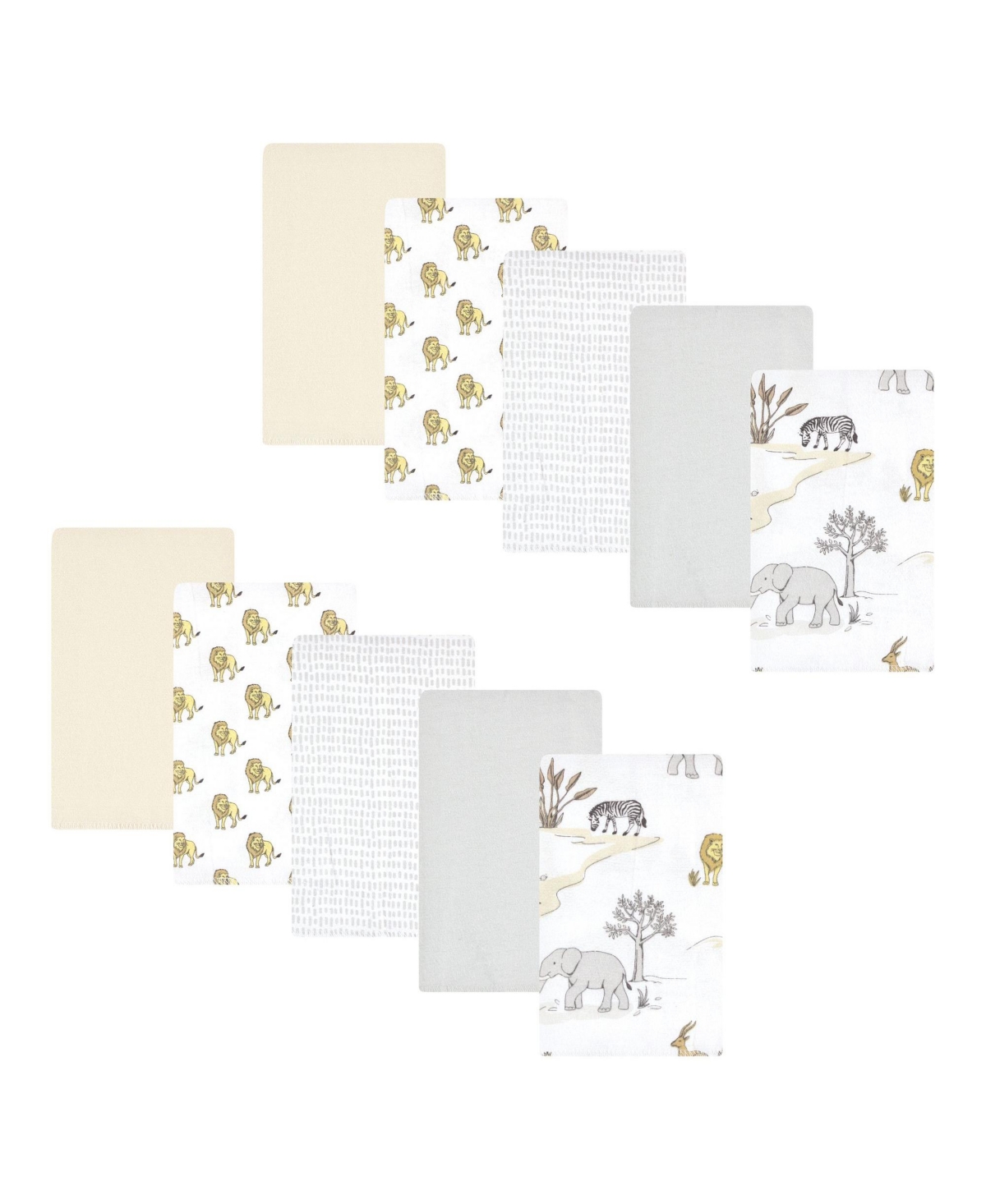 Click here for Hudson Baby Cotton Flannel Burp Cloths - Neutral s... prices
