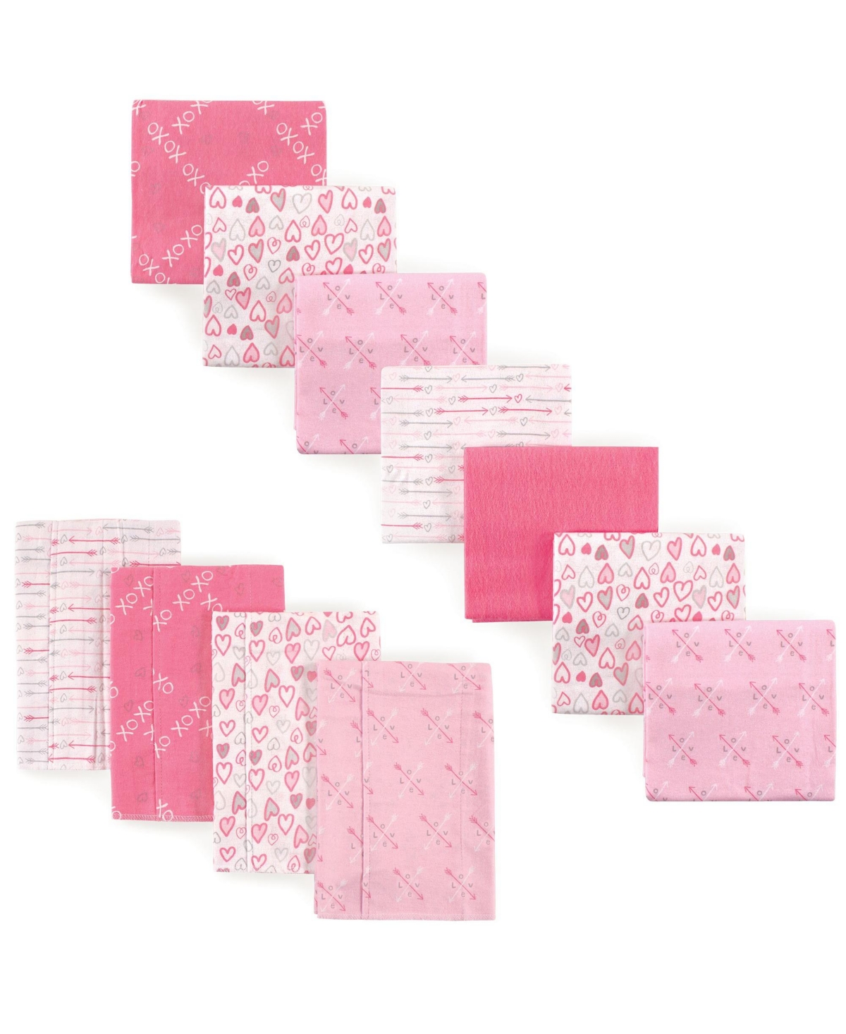 Click here for Luvable Friends Girls Cotton Flannel Burp Cloths a... prices