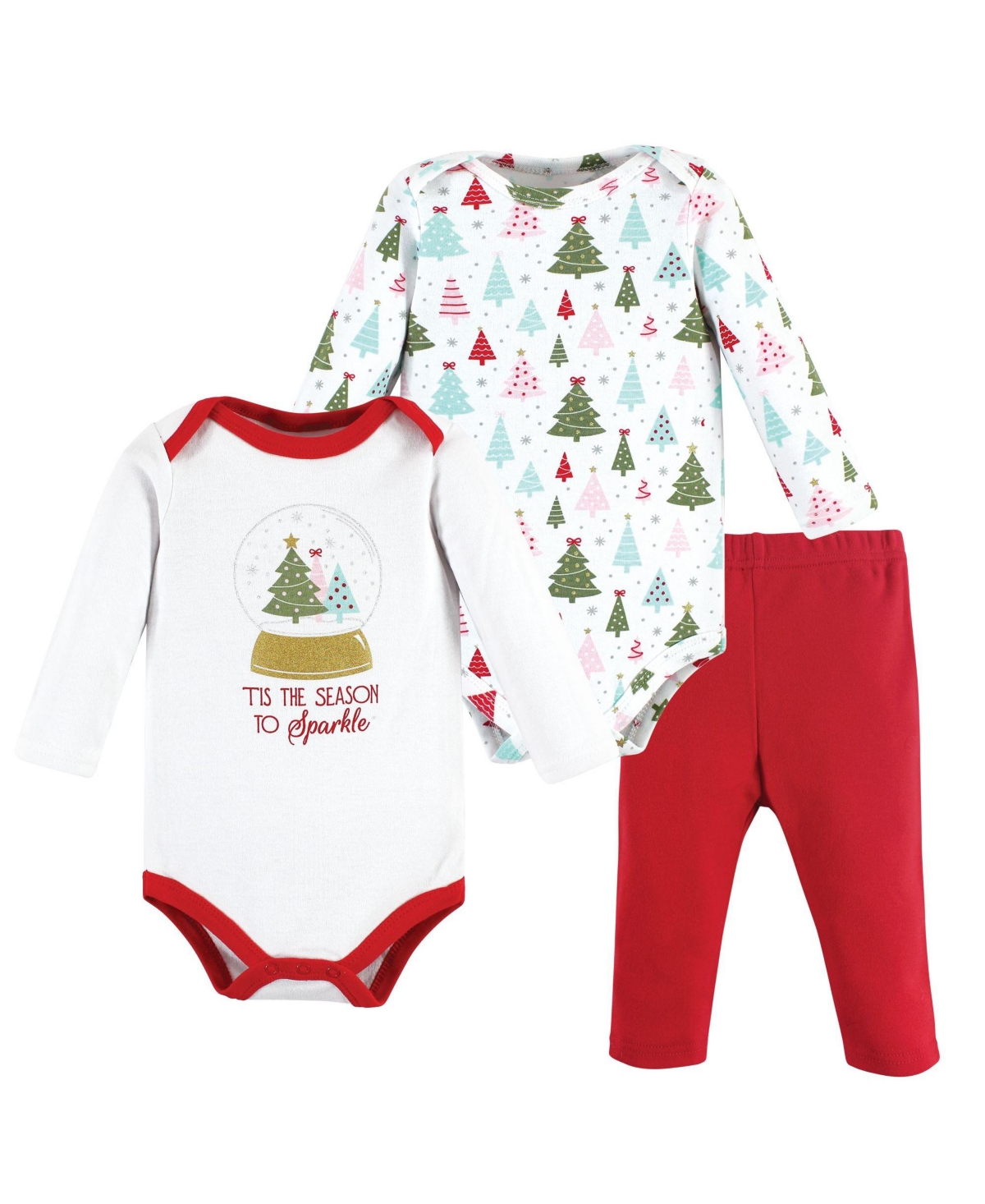 Click here for Hudson Baby Baby Girls Hudson Cotton Bodysuit and... prices