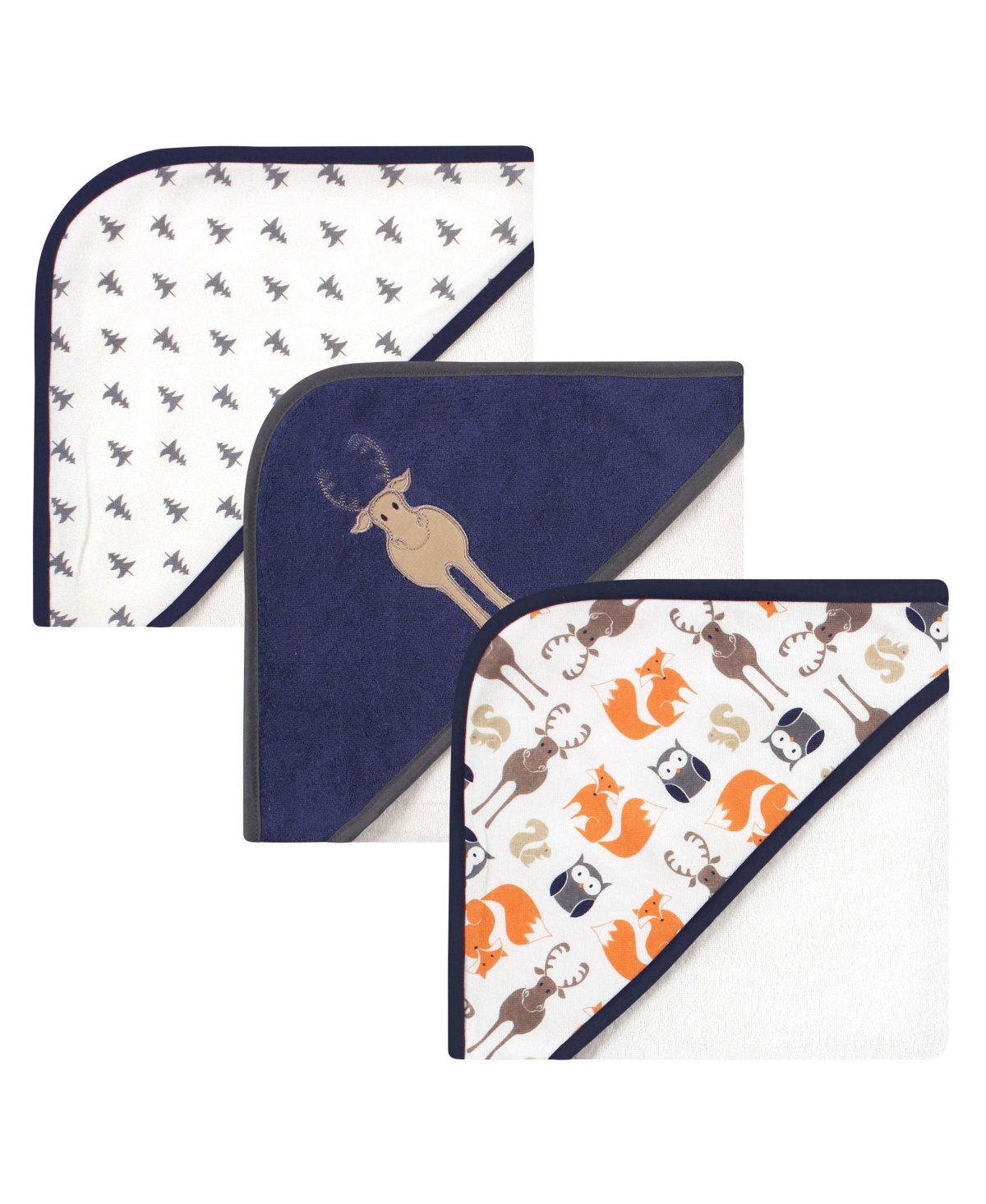 Click here for Hudson Baby Boys Plush Cotton Blend Hooded Bath To... prices