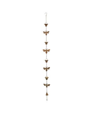 Slickblue Iron Bumble Bee Rain Chain 66.5”L - Macy's