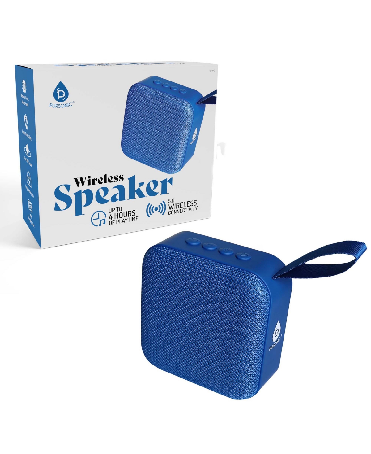 Click here for Pursonic Wireless Speaker - Blue prices