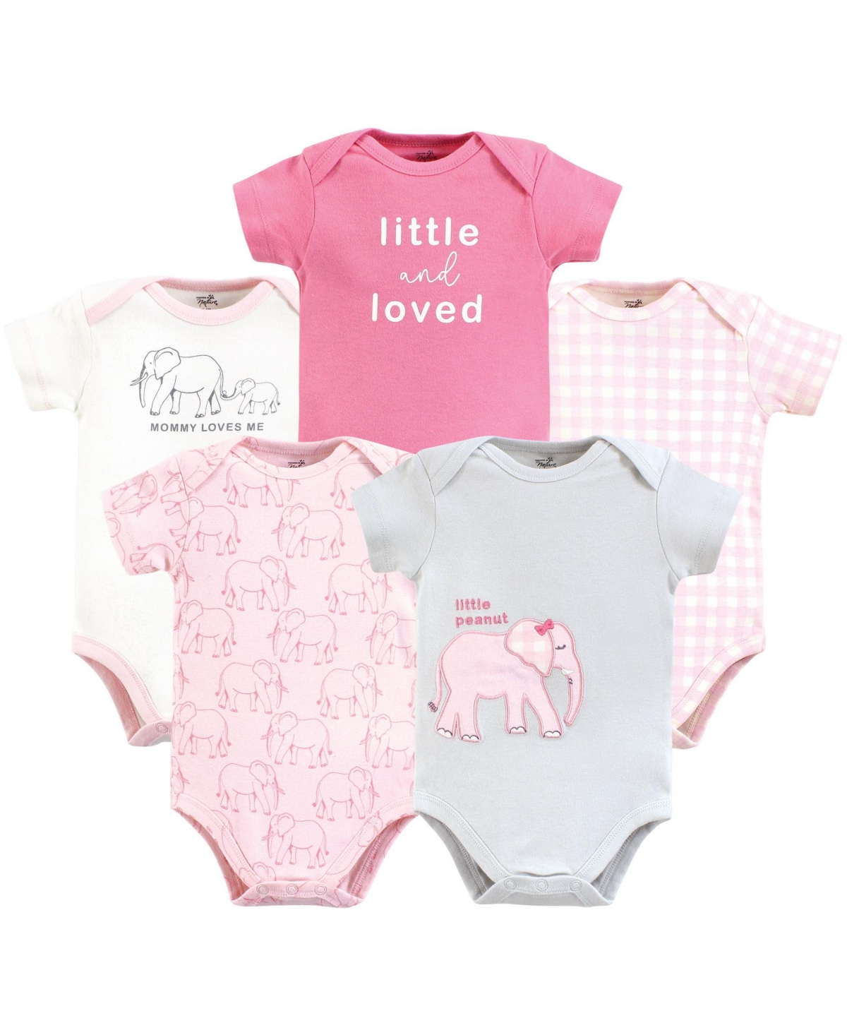 Click here for Touched by Nature Baby Girls Organic Cotton Bodysu... prices