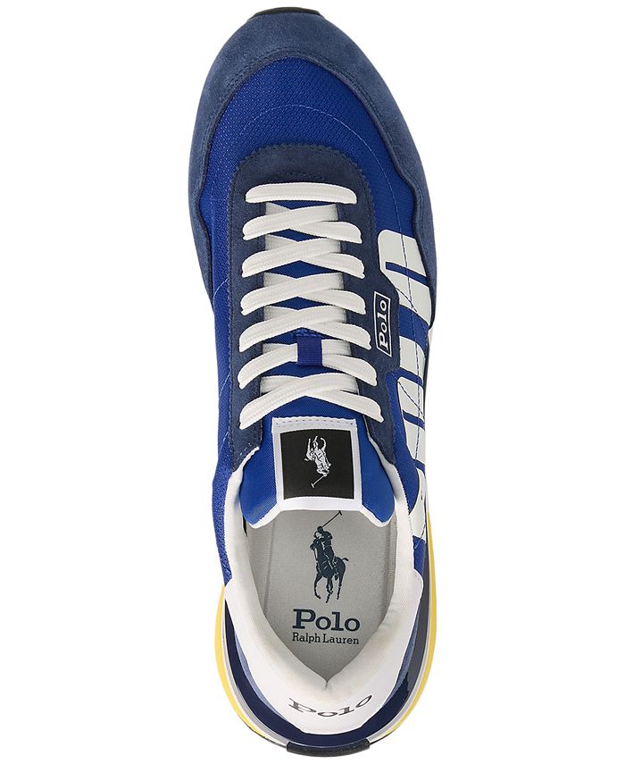 Polo Ralph Lauren Men's Train 89 Logo Lace-Up Sneakers - Macy's