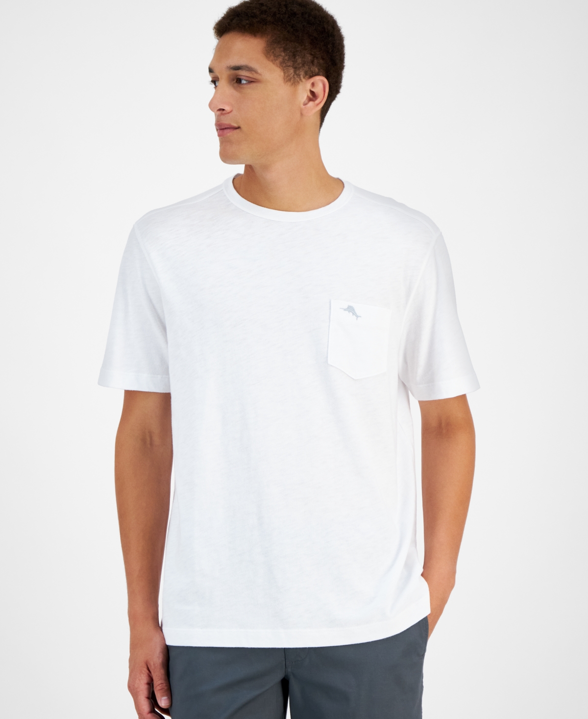 Click here for Tommy Bahama Mens Short Sleeve Crewneck Pocket Can... prices