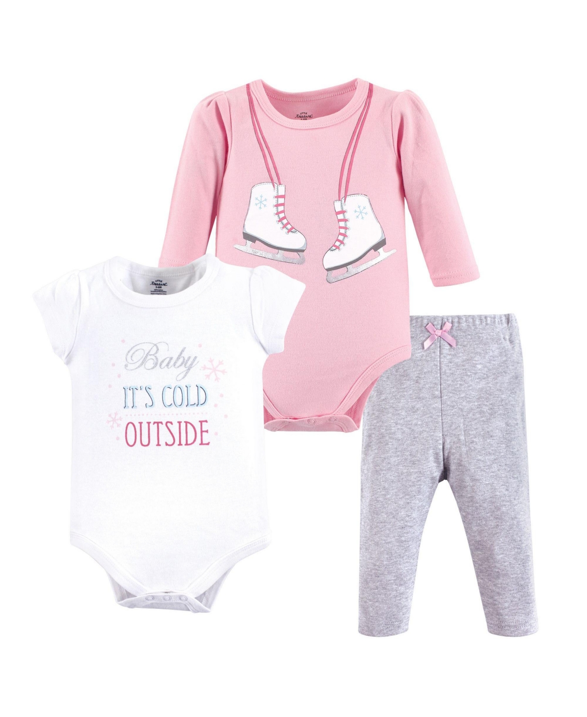 Click here for Little Treasure Baby Girls Multi-Sleeve Bodysuit a... prices