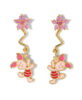 Girls Crew Disney Winnie the Pooh Multi-Color Piglet Dangle Earrings ...