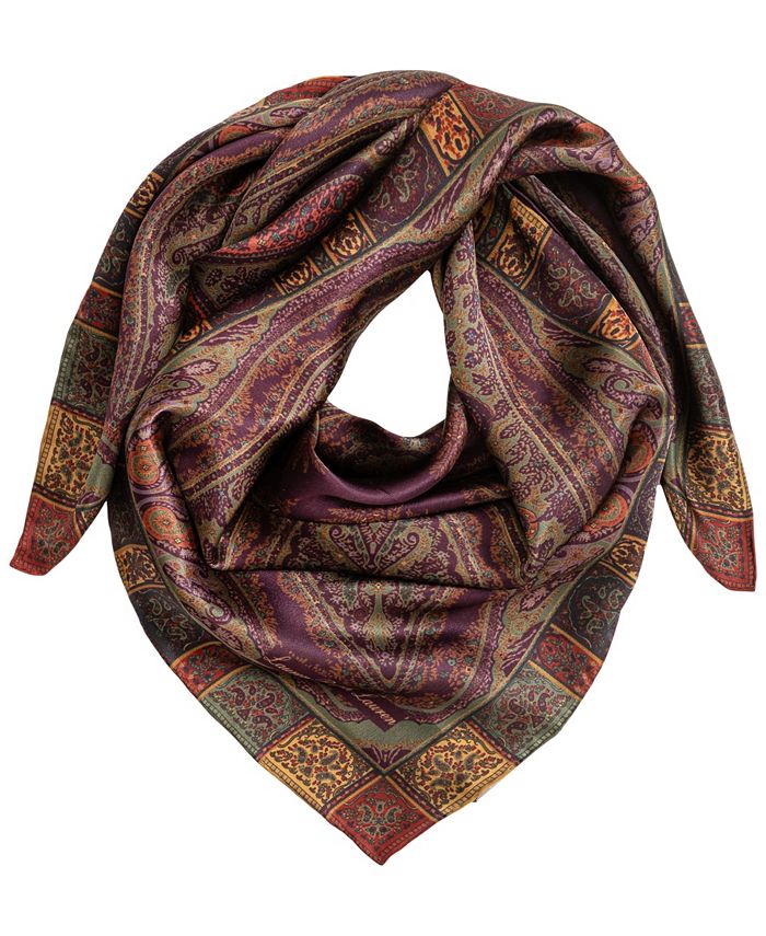 Lauren Ralph Lauren Fall Paisley Square Scarf - Macy's