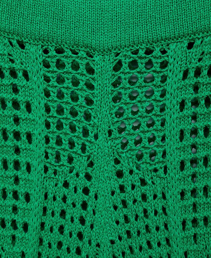 MANGO Women's Openwork Knit Pants - Macy's