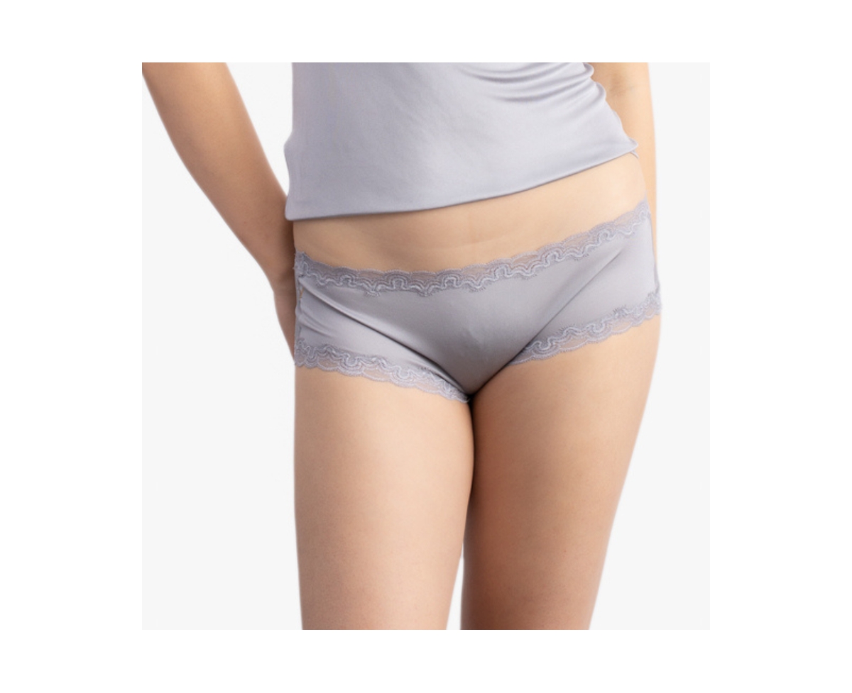 Click here for Uwila Warrior Soft Silk Lace Brief - Alloy prices