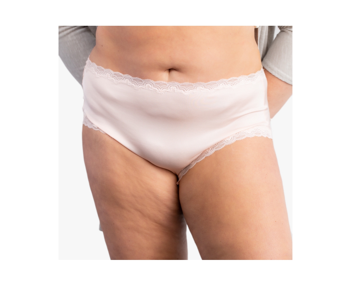 Click here for Uwila Warrior Soft Silk Lace Brief - Rose quartz prices