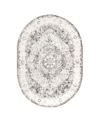 Main Street Rugs Lyon LYN830 5'x7' Oval Area Rug - Macy's