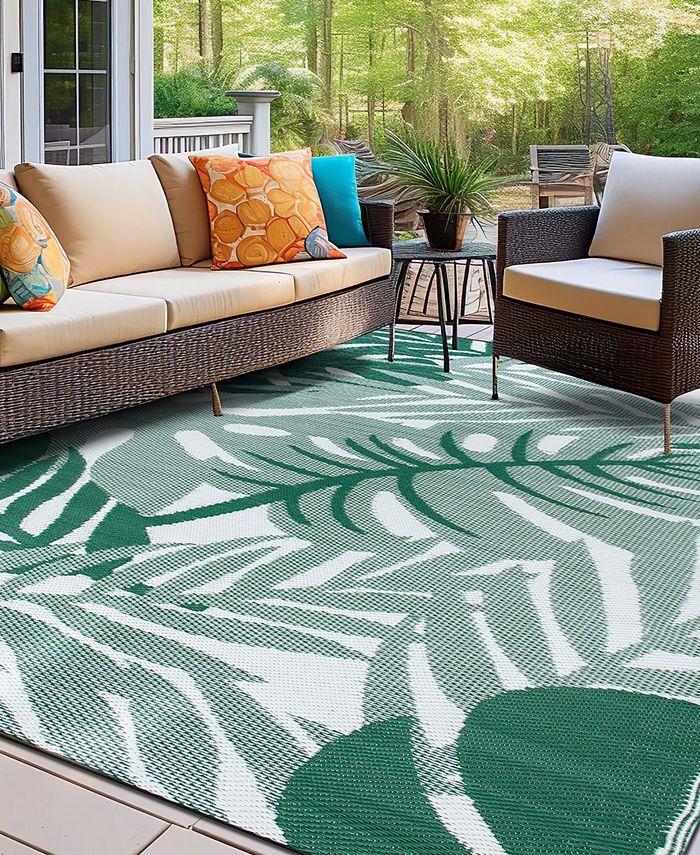 Main Street Rugs Hana Outdoor 6066 5'x7' Area Rug - Macy's