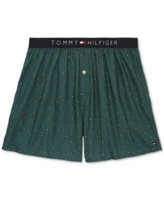 Tommy Hilfiger Men's Patterned Woven Boxers - Macy's