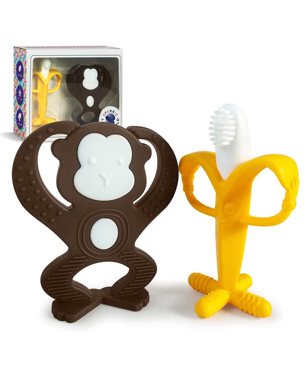 Click here for Sperric Baby Teething Toys Set - Baby Monkey Banan... prices