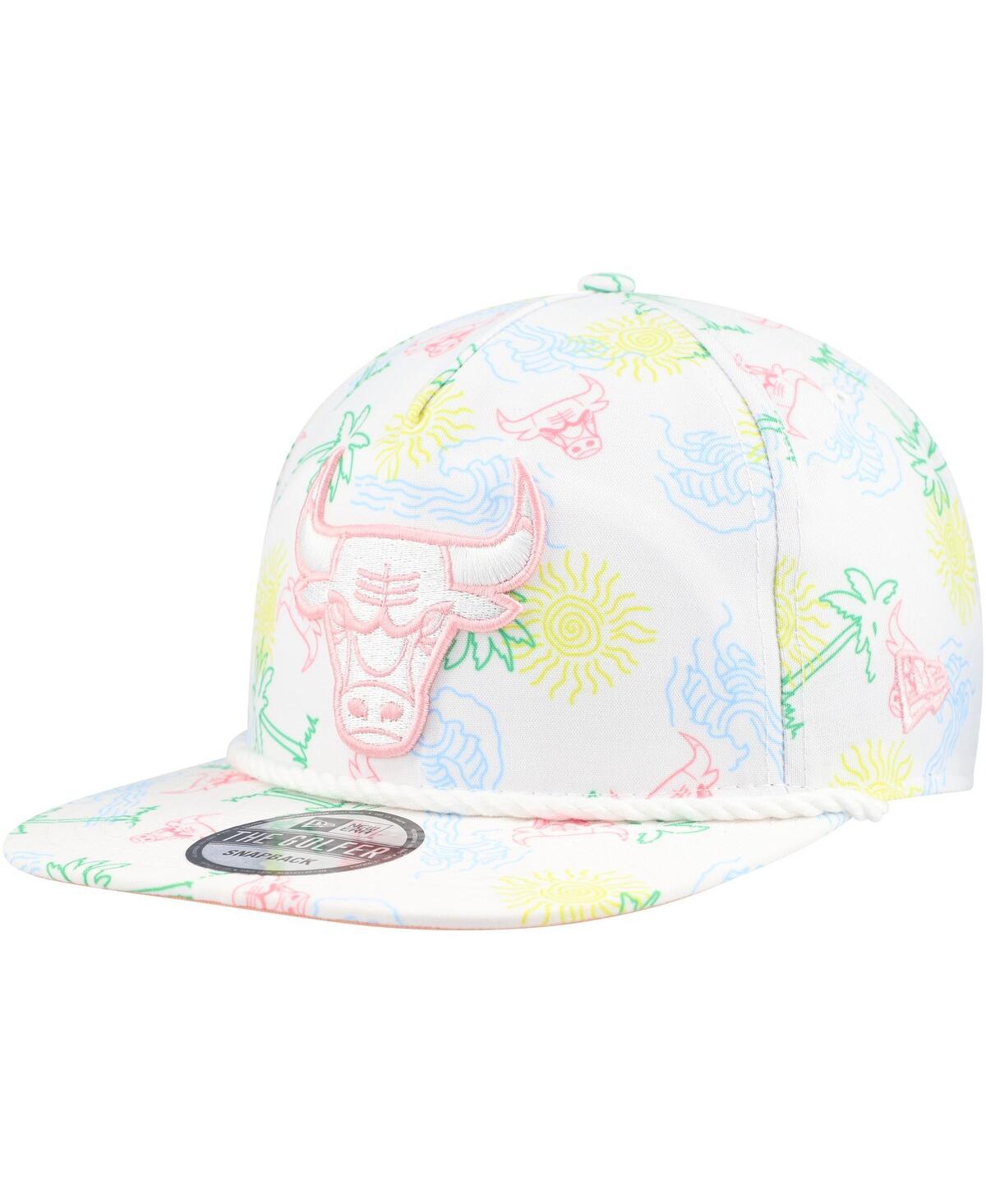 Click here for New Era Mens White Chicago Bulls Palm Trees and Wa... prices