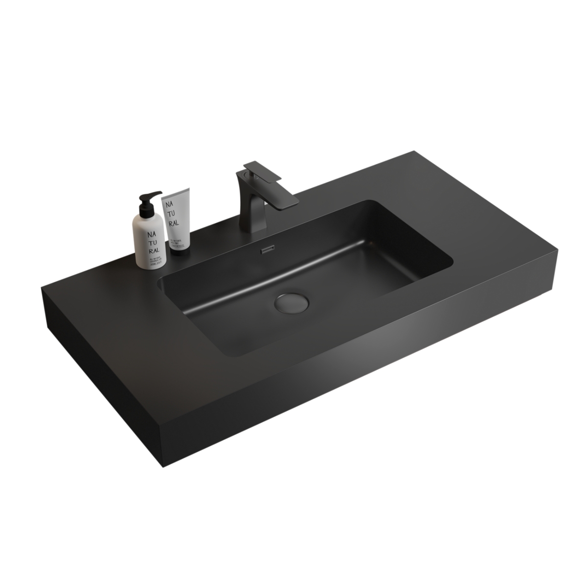 Click here for Streamdale Matte Black Integrated Quartz Basin Mod... prices