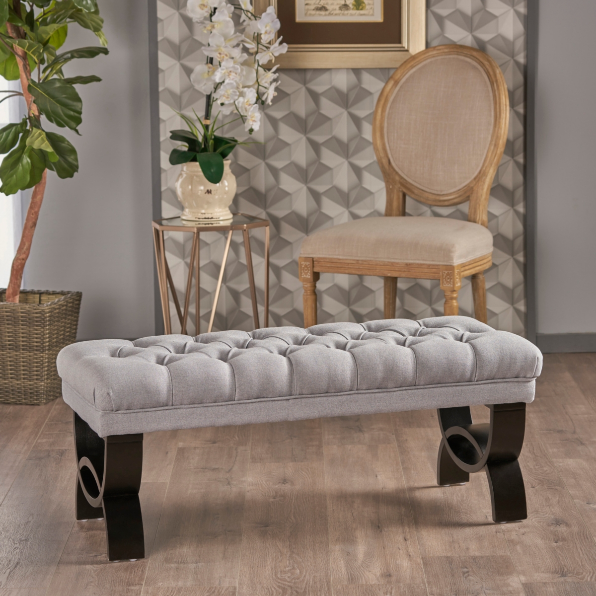 Click here for Streamdale Ottoman With Diamond Stitch And Modern... prices