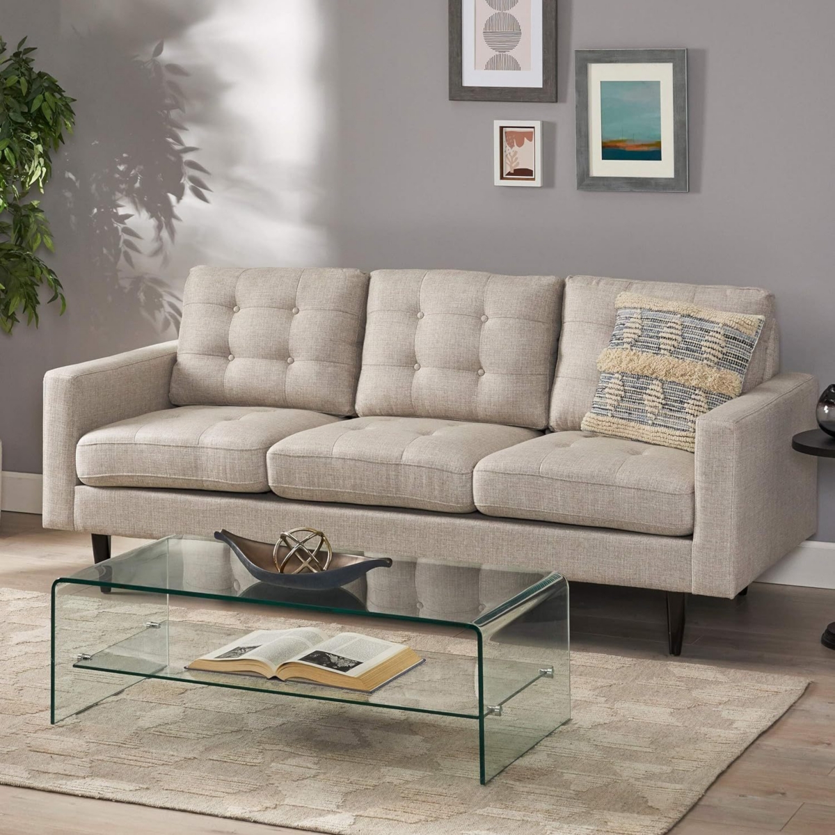 Click here for Streamdale Furniture Jenny Tufted Contemporary 3-S... prices