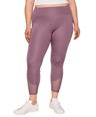 Adore Me Plus Size Ava Active Legging With Pockets And Mesh Details ...
