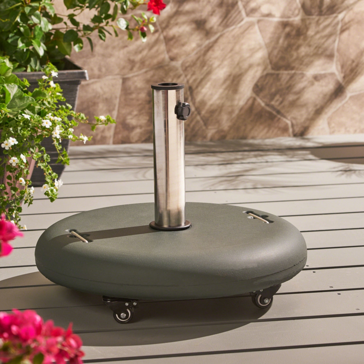 Click here for Streamdale Wheelie Umbrella Base Secure Shade For... prices
