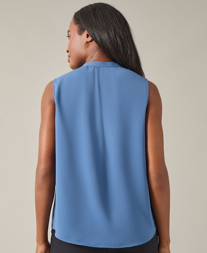 Kasper Women's Sleeveless Keyhole Blouse - Macy's