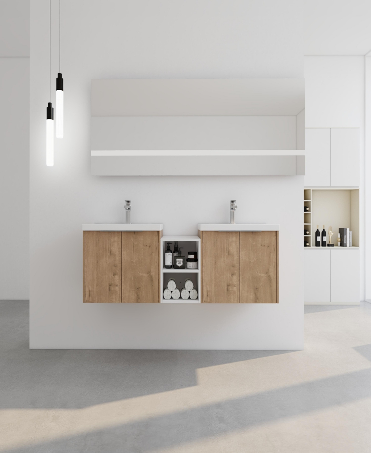 Click here for Simplie Fun Wall Mount Vanity with Soft Close Door... prices