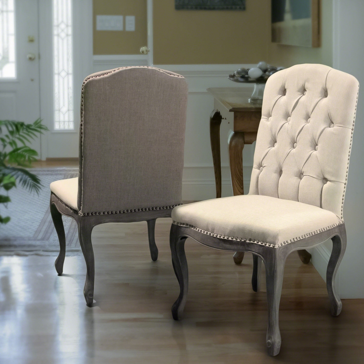 Click here for Simplie Fun Luxurious Button-Tufted Dining Chair W... prices