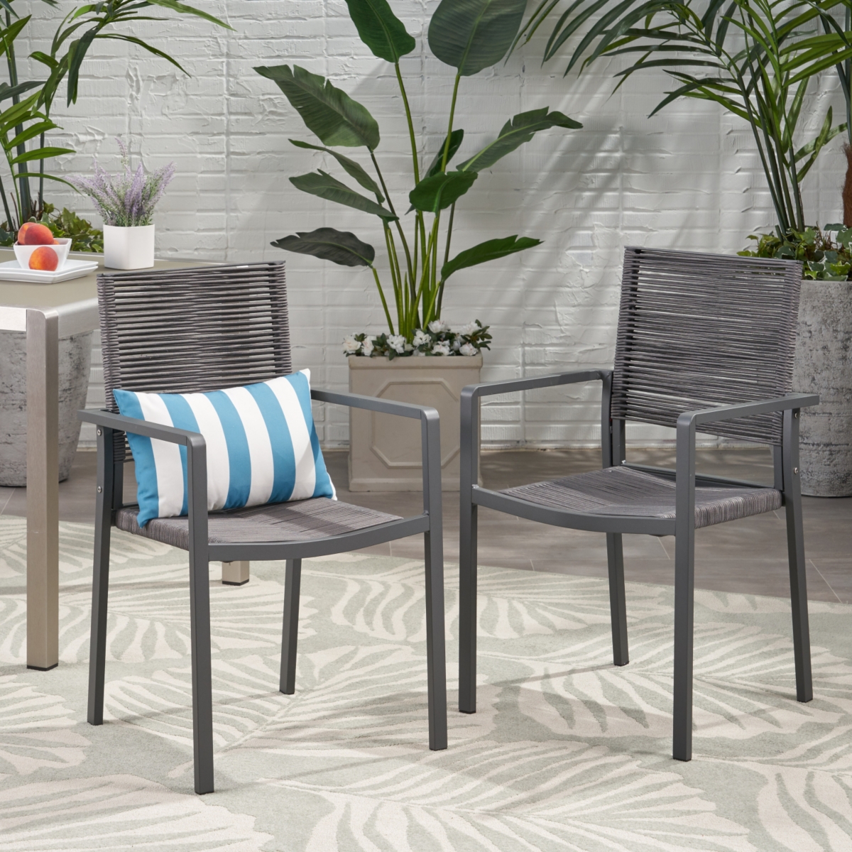 Click here for Streamdale Furniture Modern Aluminum Dining Chair... prices