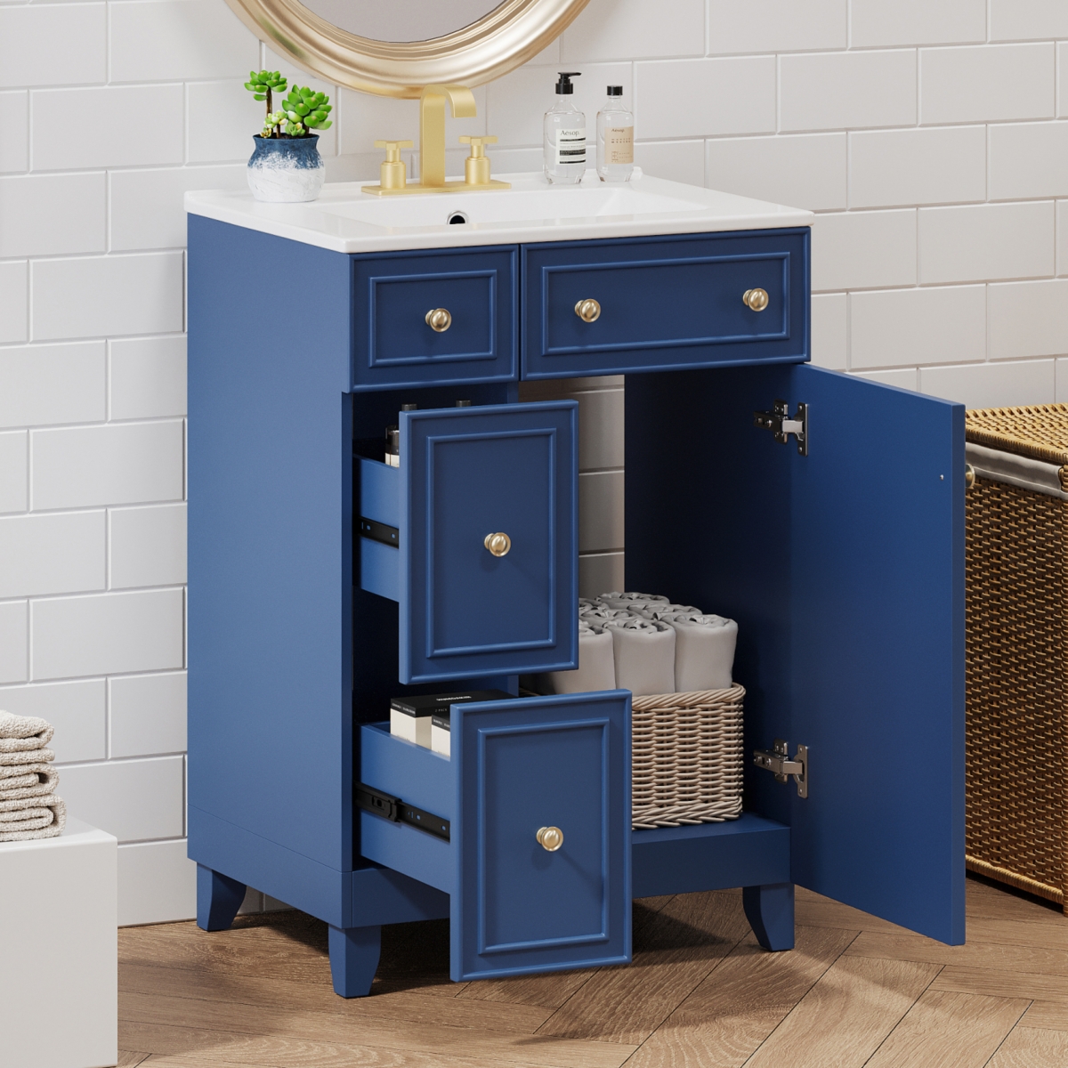 Click here for Streamdale 24" Bathroom Vanity with Ceramic S... prices