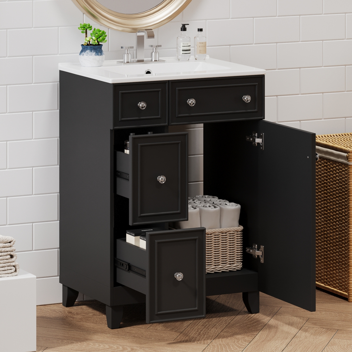 Click here for Streamdale 24" Bathroom Vanity with Ceramic S... prices