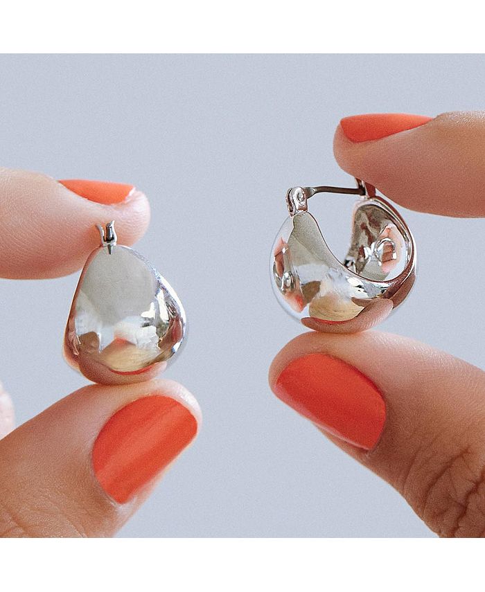 Ana Luisa Hoop Earrings - Abby Silver - Macy's