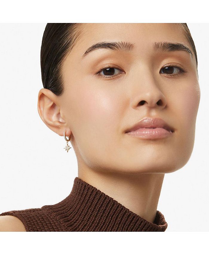 Ana Luisa Crescent Moon Huggie Hoops - Celeste - Macy's