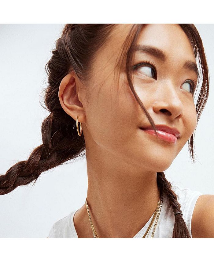 Ana Luisa Medium Slim Endless Hoops - Lo Medium - Macy's