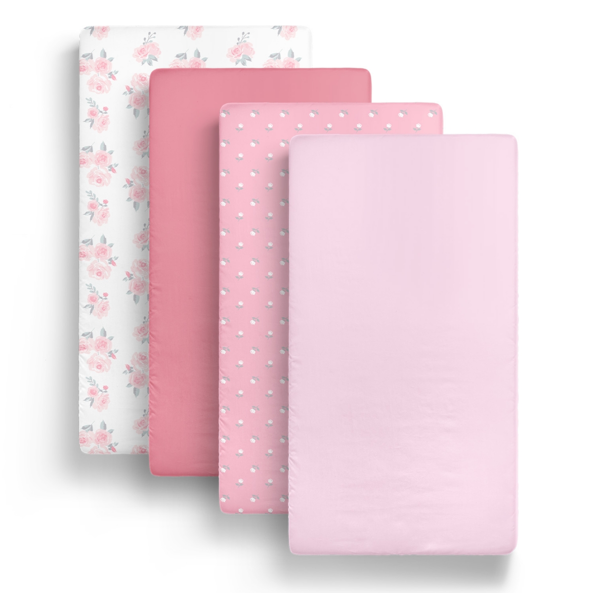 Click here for The Peanutshell Fitted Crib Sheet Set for Baby Gir... prices