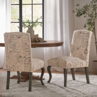 French Script Dining Chairs (Set Of 2) - Macy's