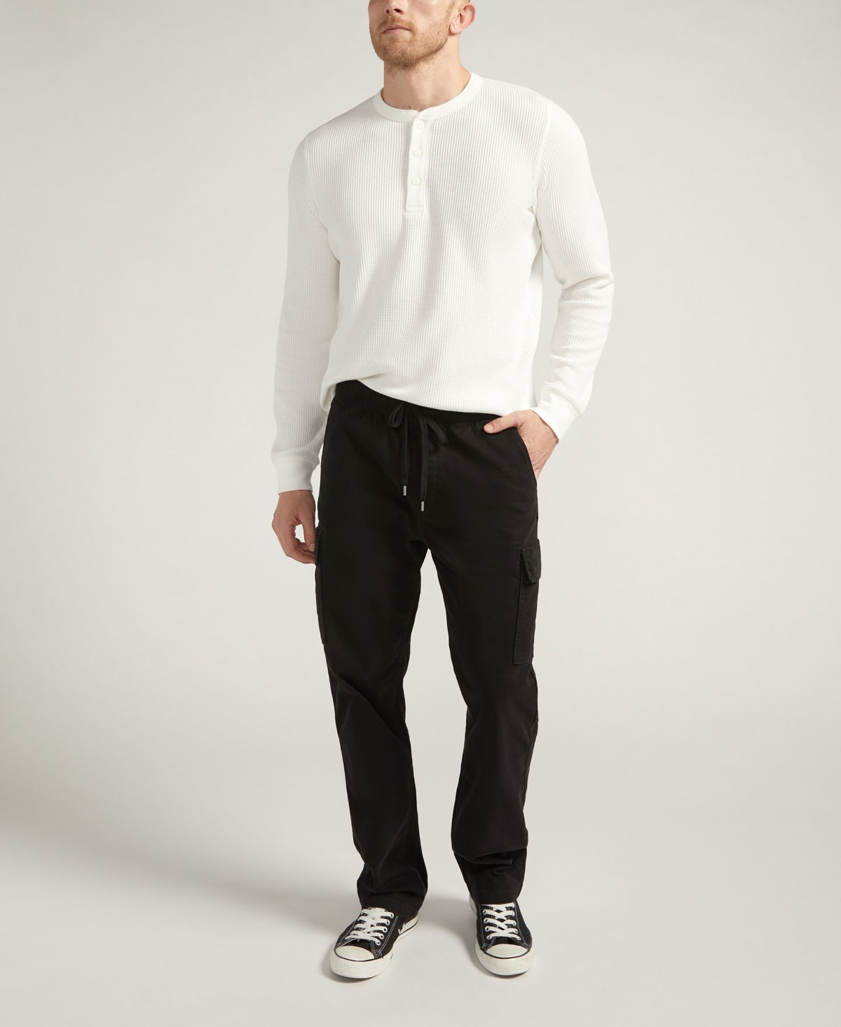 Click here for Silver Jeans Co. Mens Essential Twill Pull-On Carg... prices