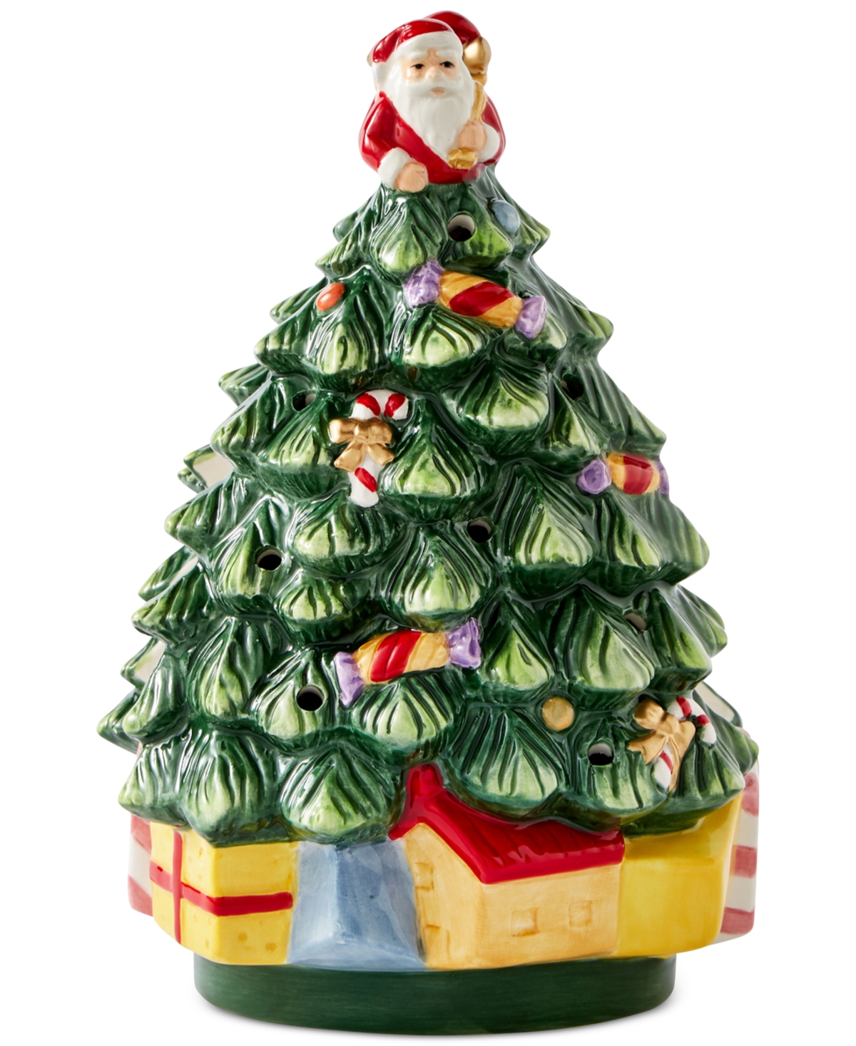 Click here for Spode Christmas Tree Light-Up Napkin Holder - Gree... prices