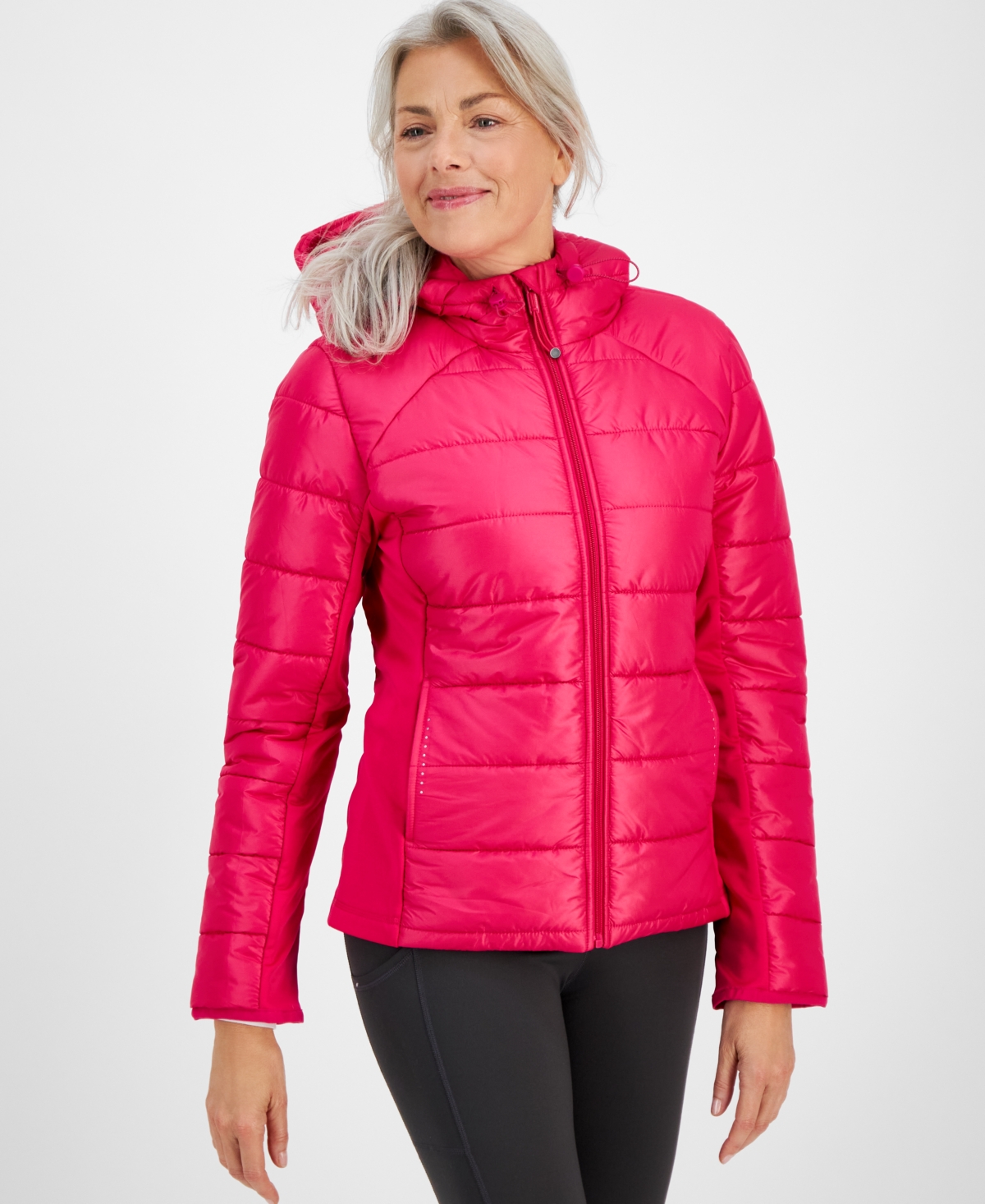 Click here for Id Ideology Womens Hooded Puffer Jacket  Created f... prices