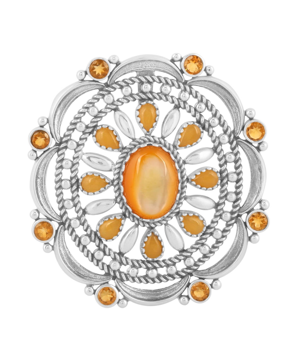 Click here for American West Jewelry Sterling Silver Yellow Mothe... prices