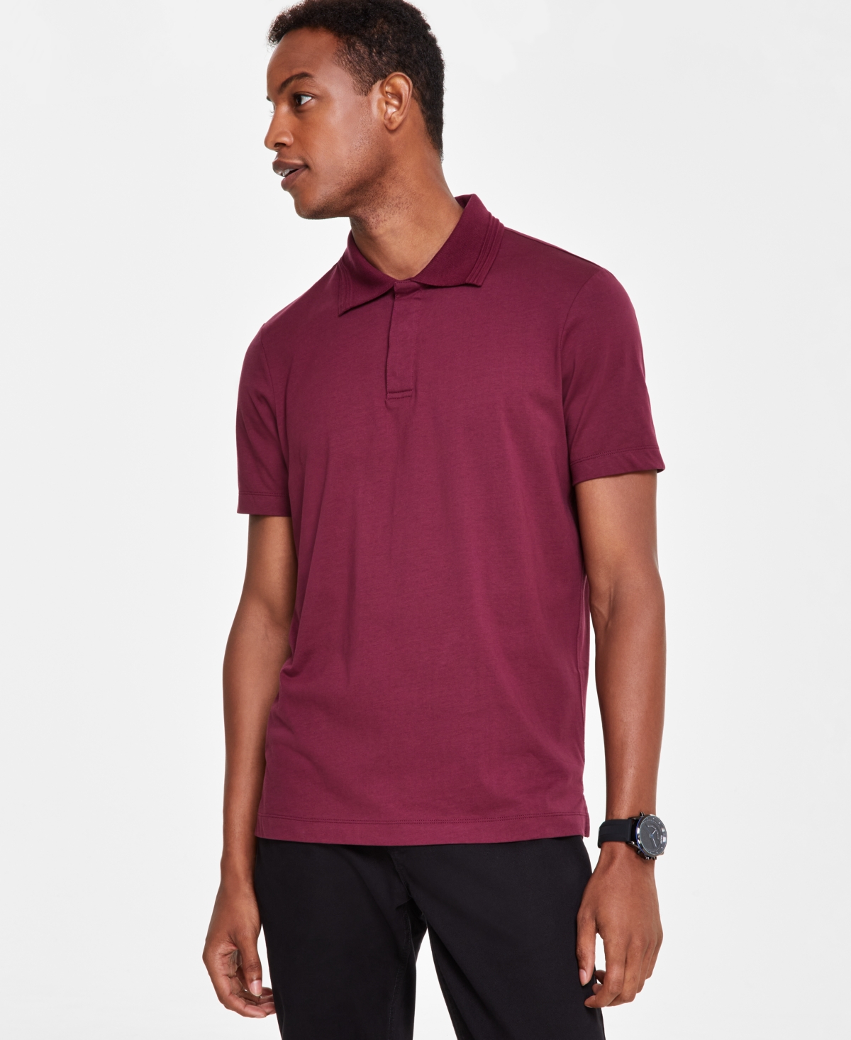 Click here for Alfani Mens Regular-Fit Mercerized Polo Shirt  Cre... prices