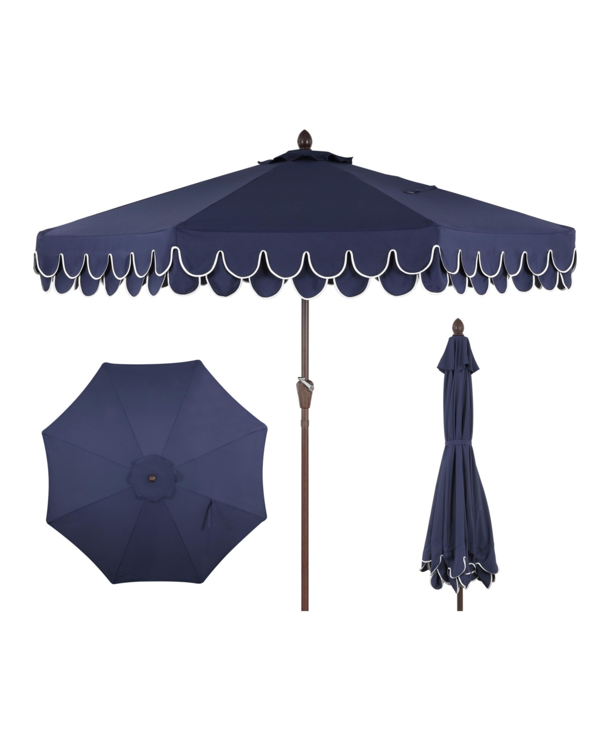 Click here for Jonathan Y Tracy 9 ft. Classic MidCentury Scallope... prices